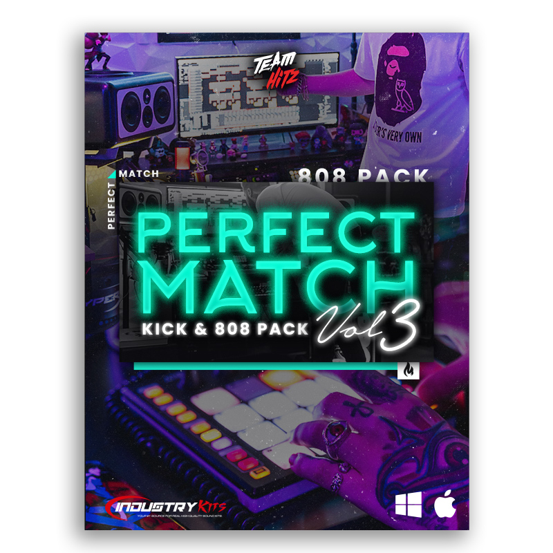 THE PERFECT MATCH Vol3 | Kick & 808 Drum Samples Pack